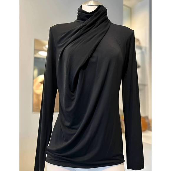European Culture | Tops | New European Culture Knot Turtle Neck Top In ...